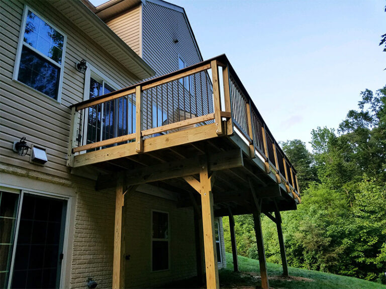 Second Story Deck Build- Accokeek, Maryland - 7th State Builders